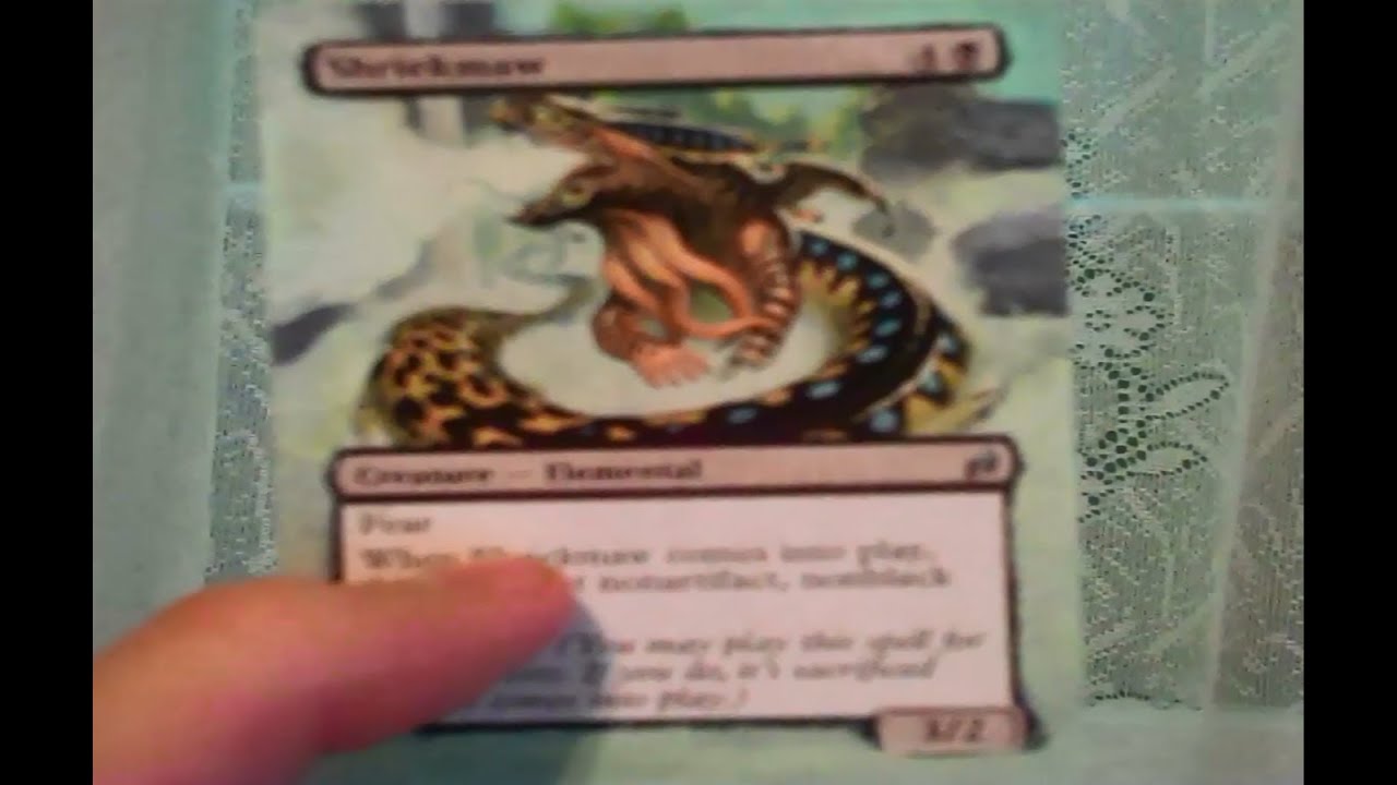 MTG Altered Art Shriekmaw - YouTube