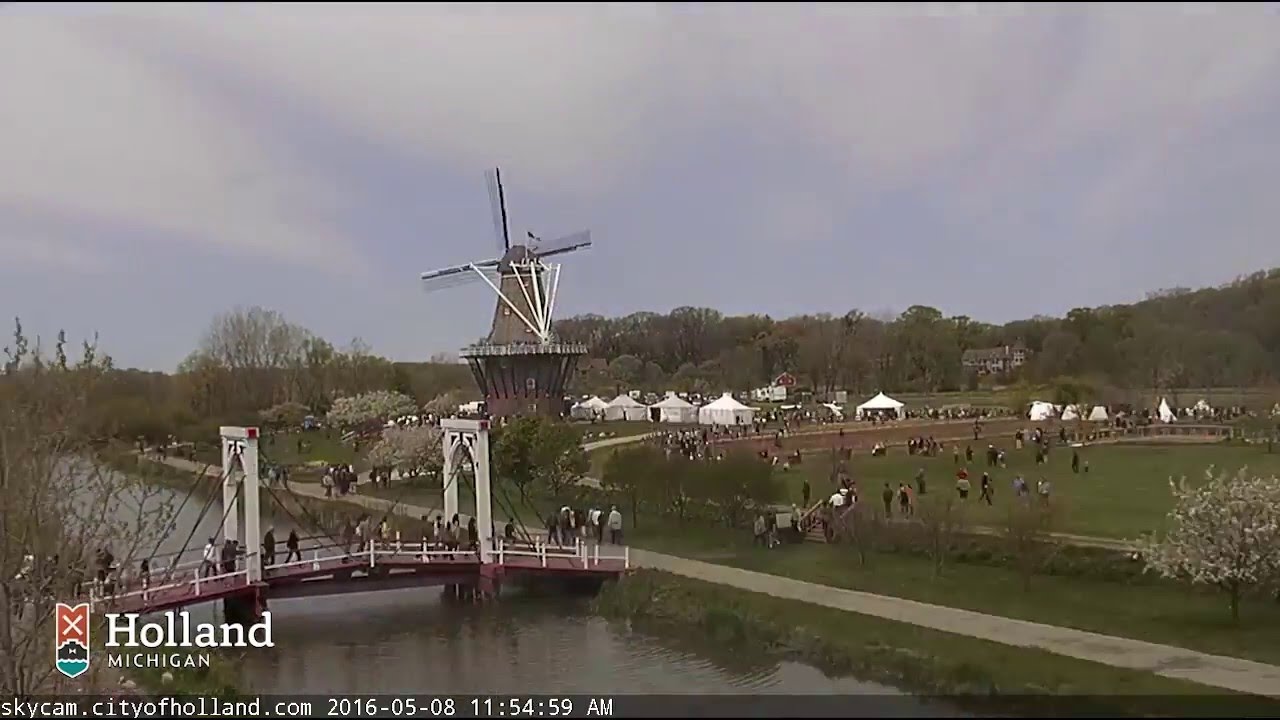 Windmill Island Skycam time-lapse - YouTube