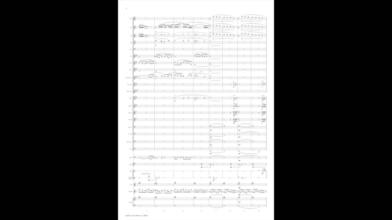Phaeton 2 Starfire Concert Band sheet music by Adrian Hallam - YouTube