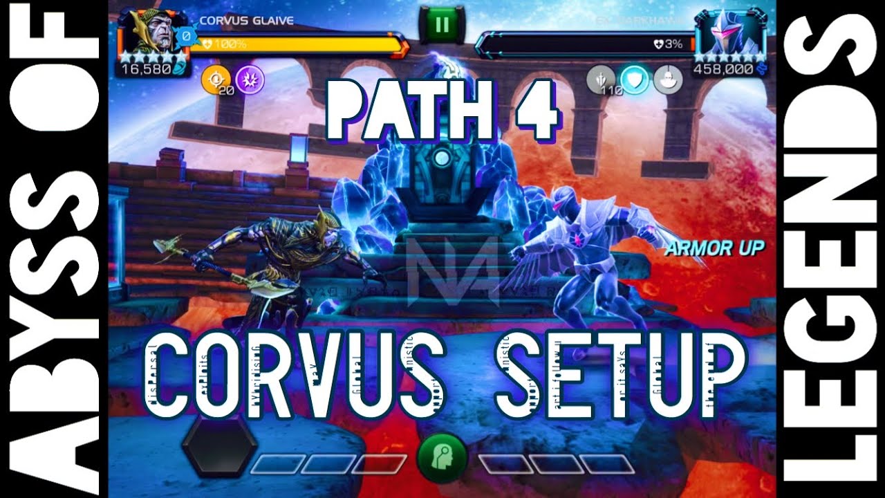 Abyss of Legends Path 4 Setup with Corvus Glaive - YouTube