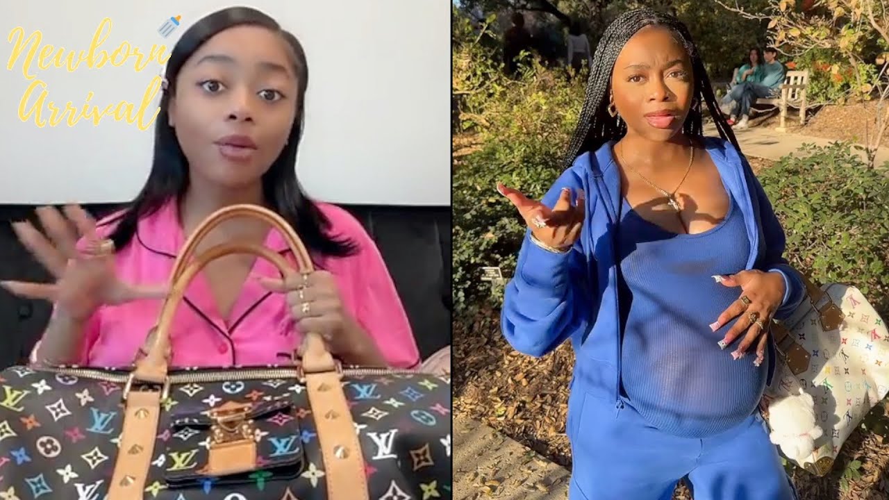 Skai Jackson Packs Her Hospital Bag Before Giving Birth To Her 1st Child! 🤰🏾 - YouTube