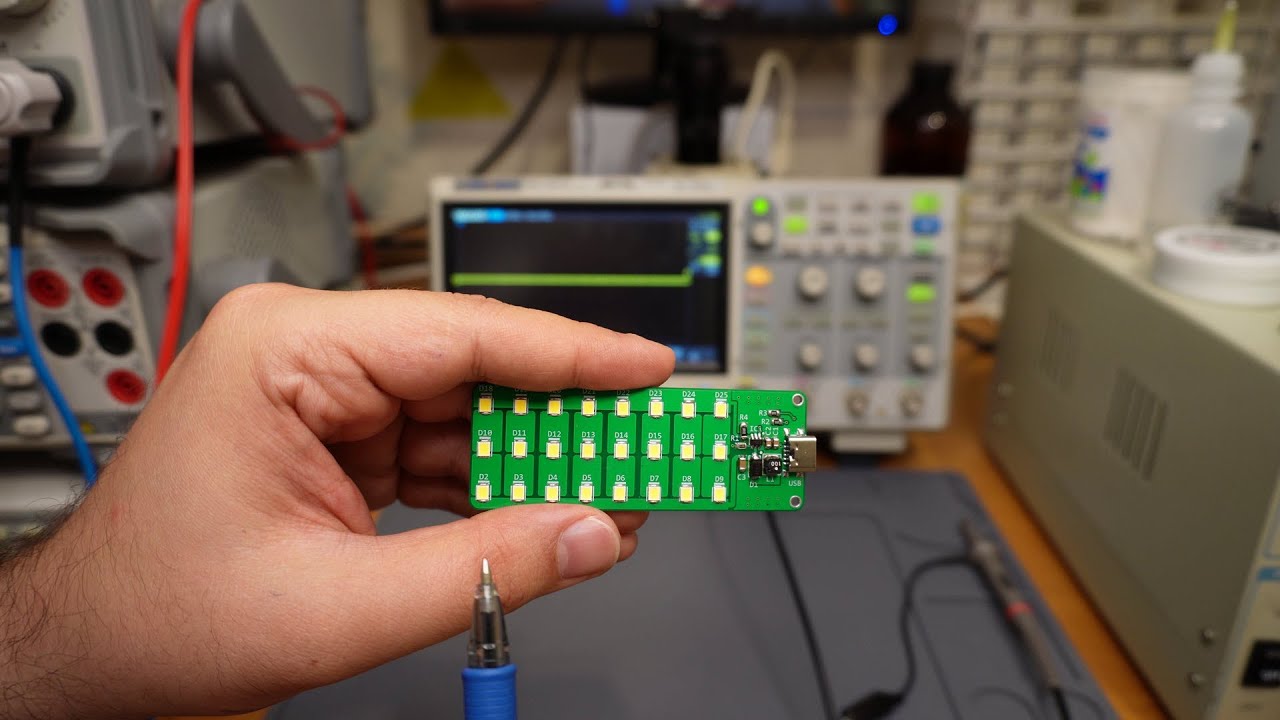 4.5-W 600-Lumen USB Type-C LED Emergency Light Circuit - YouTube