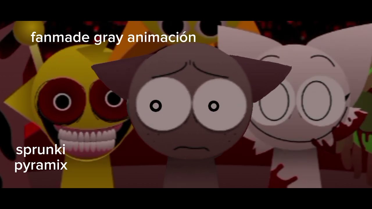 Gray pyramix #sprunki no oficial fanmade - YouTube