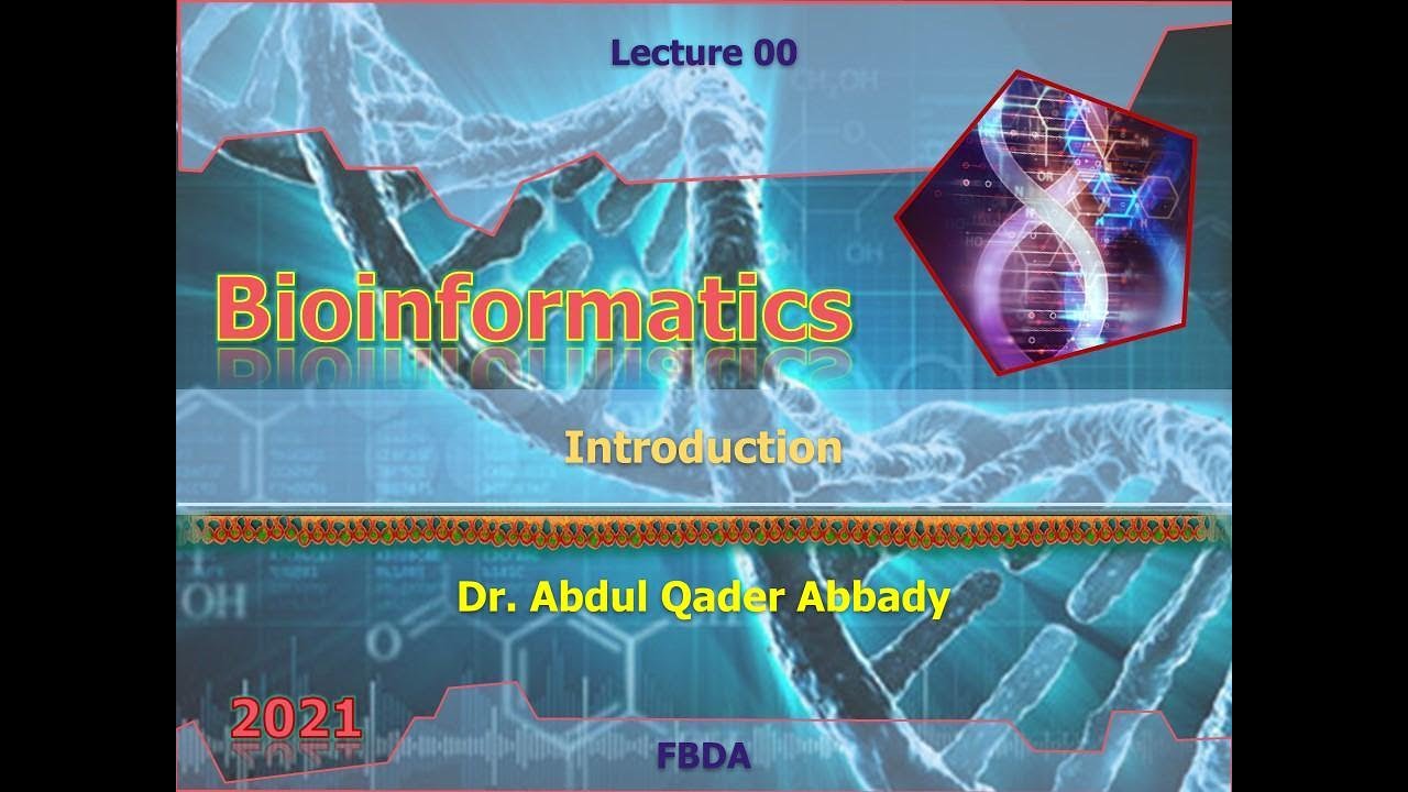 SVU Bioinformatics FBDA Introduction - YouTube