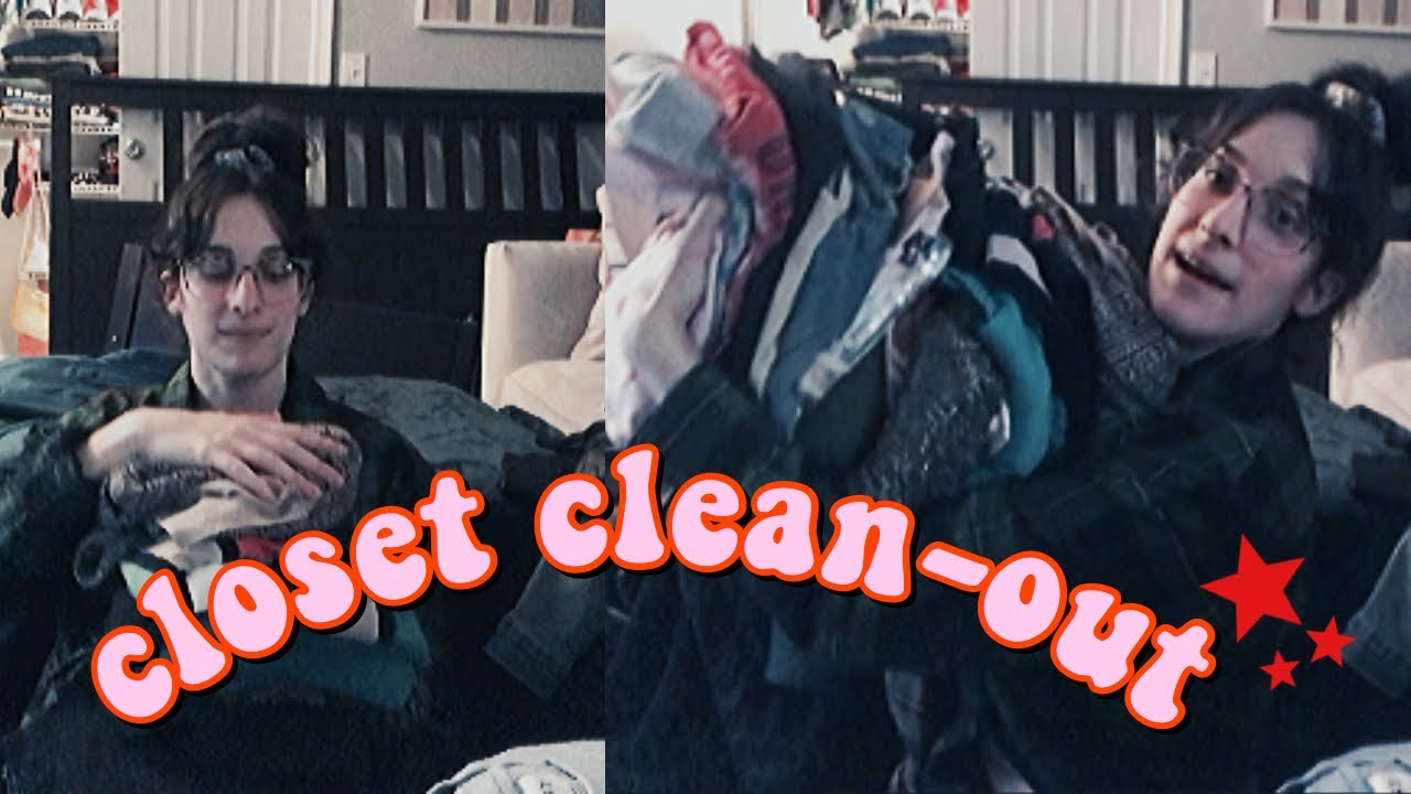 Cleaning Out My Closet | tips for letting go of clothes - YouTube