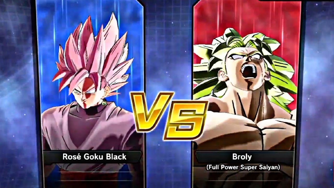 Rosé Goku Black VS Broly (Full Power Super Saiyan) | Dragon Ball ...