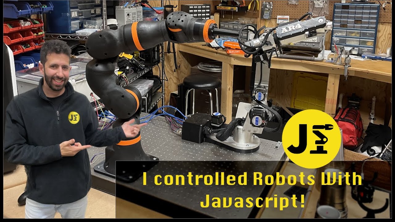 Controlling Robots With Javascript Igus Rebel And Ar4 Youtube