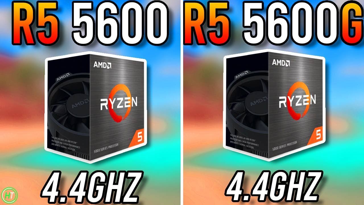 Ryzen 5 5600 vs Ryzen 5 5600G - Difference or Not? - YouTube