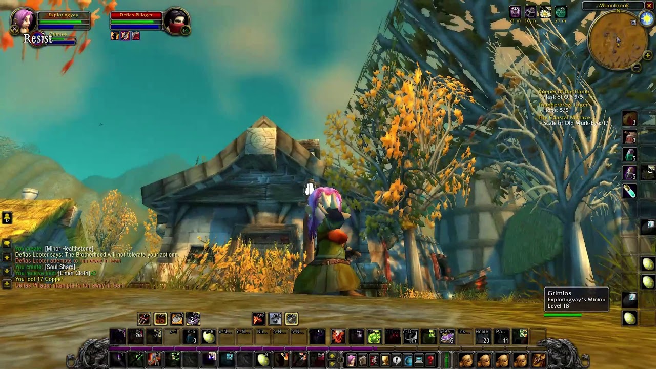 WoW Classic Exploring Moonbrook Part 1 of 3 - YouTube