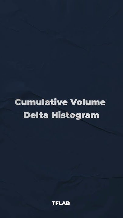 🌟Cumulative Volume Delta Histogram CVD Histogram indicator in tradingview [TradingFinder]🌟 - YouTube