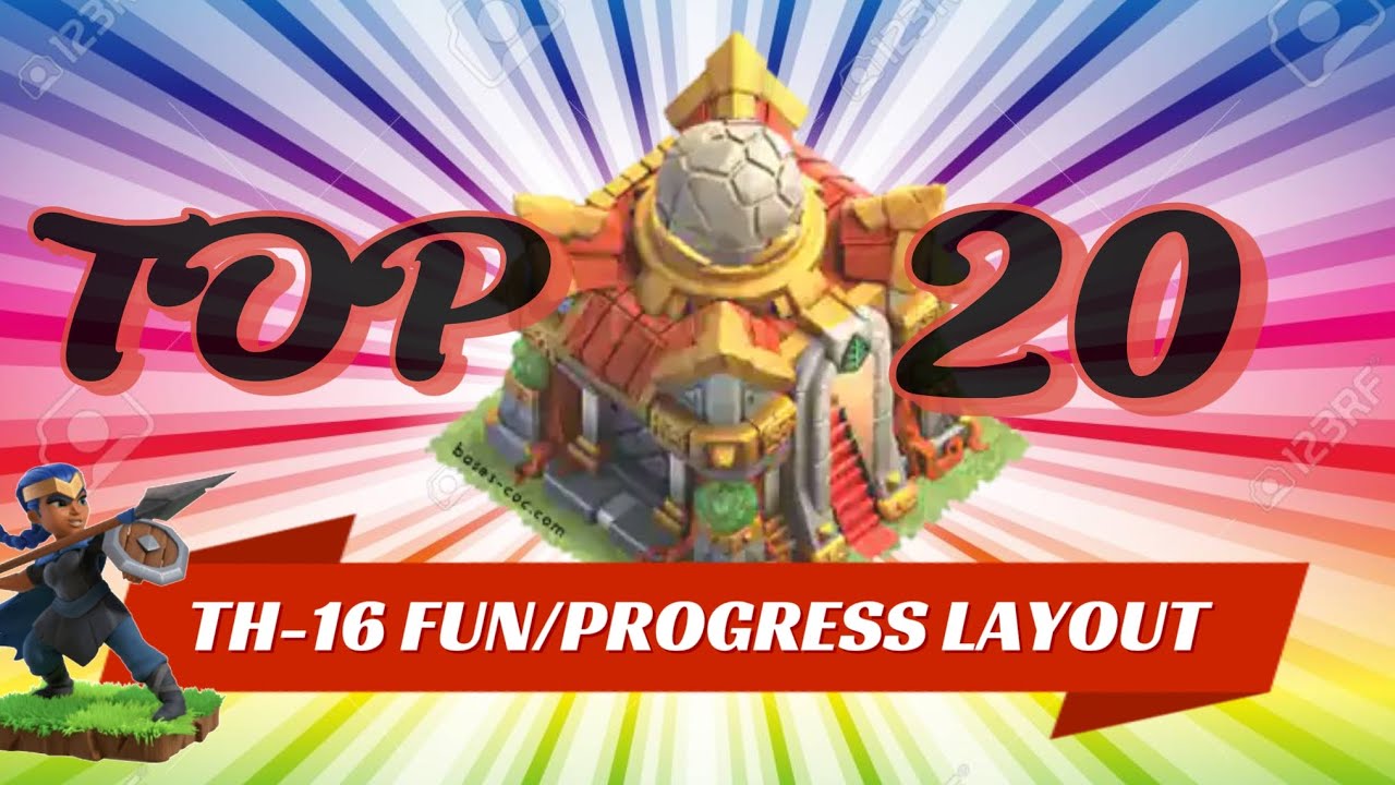 👉TOP 20 TH-16 FUN/PROGRESS BASE LAYOUT. Click the Link in description ...