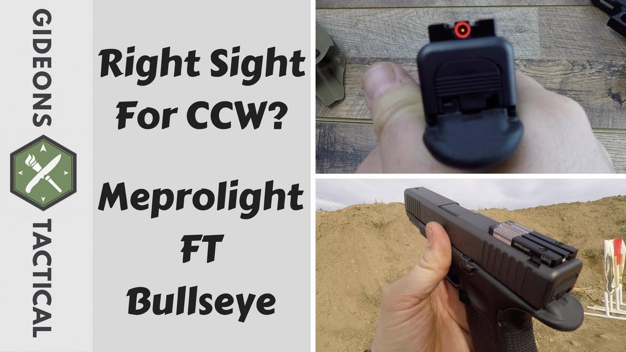 Right For CCW? Meprolight FT Bullseye Sight - YouTube