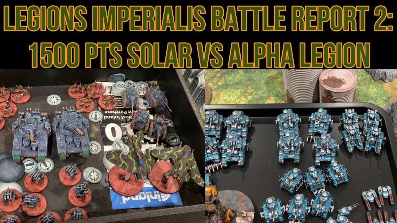 Second Legions Imperialis Battle Report 1500 pts - YouTube