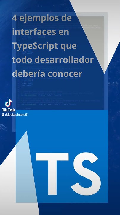 4 ejemplos de interfaces en TypeScript que todo desarrollador debería conocer. #typescript - YouTube