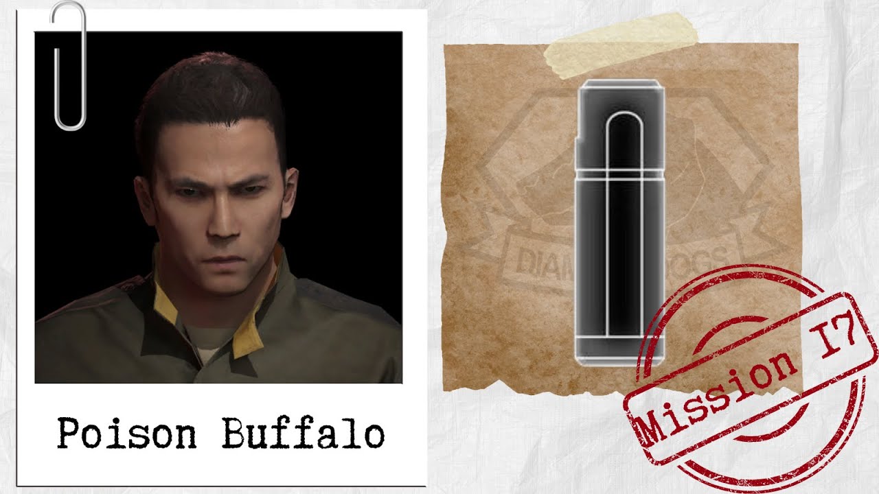 MGSV Unique Staff 071: Poison Buffalo a.k.a Metamaterials Specialist ...