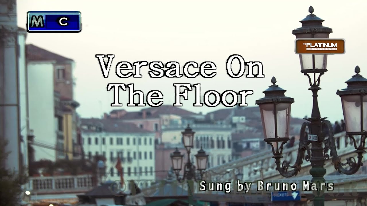 Bruno Mars - Versace On The Floor || Karaoke/Lyrics/Instrumental - YouTube