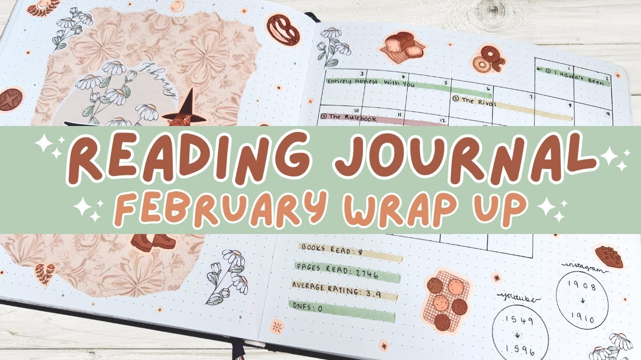 February Reading & Journal Wrap Up 📚 - YouTube