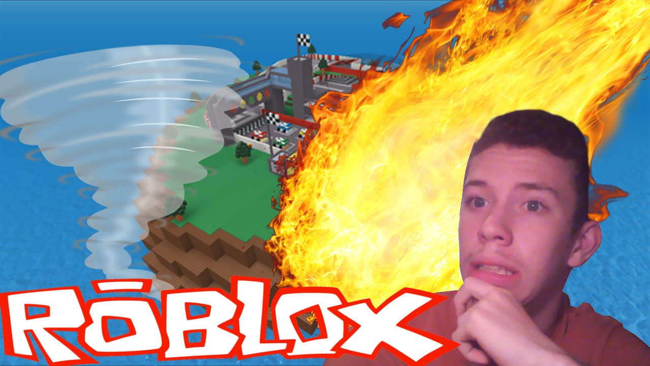 Natural Disaster Survival | Roblox | THE TOWER SHE'S FALLING! - YouTube