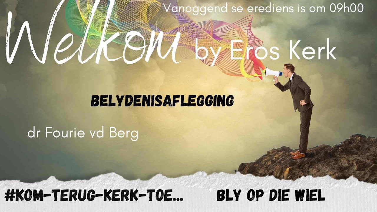 Sondag 6 November 2022 - #Kom terug kerk toe...Bly op die wiel - dr ...