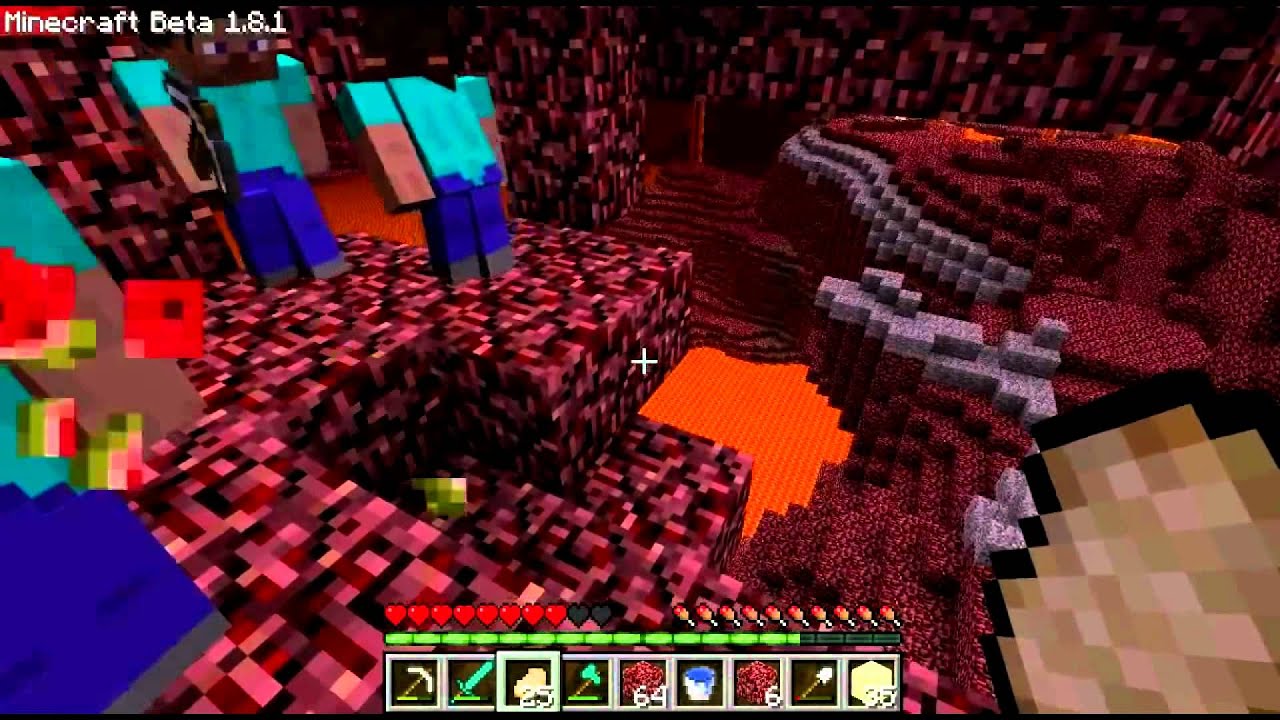 Minecraft Multiplayer Adventures Ep #6 - Nether World Adventure - YouTube