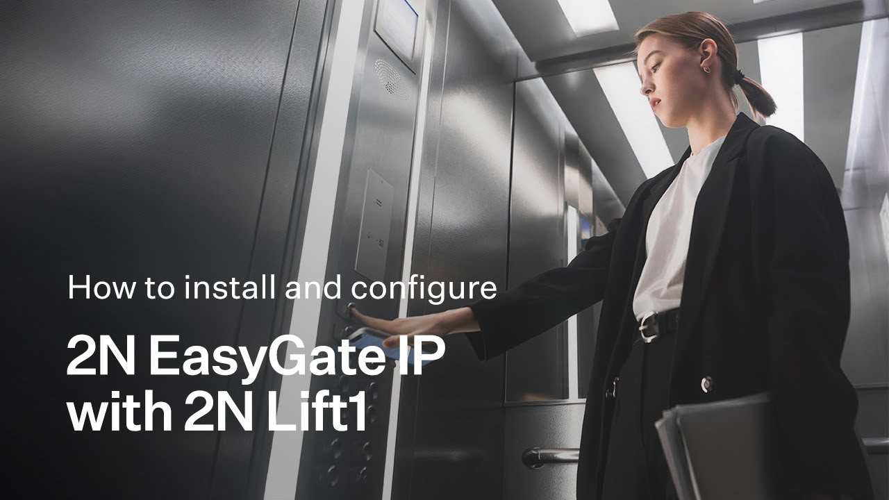 How to install and configure the 2N EasyGate IP with the 2N Lift1 - YouTube