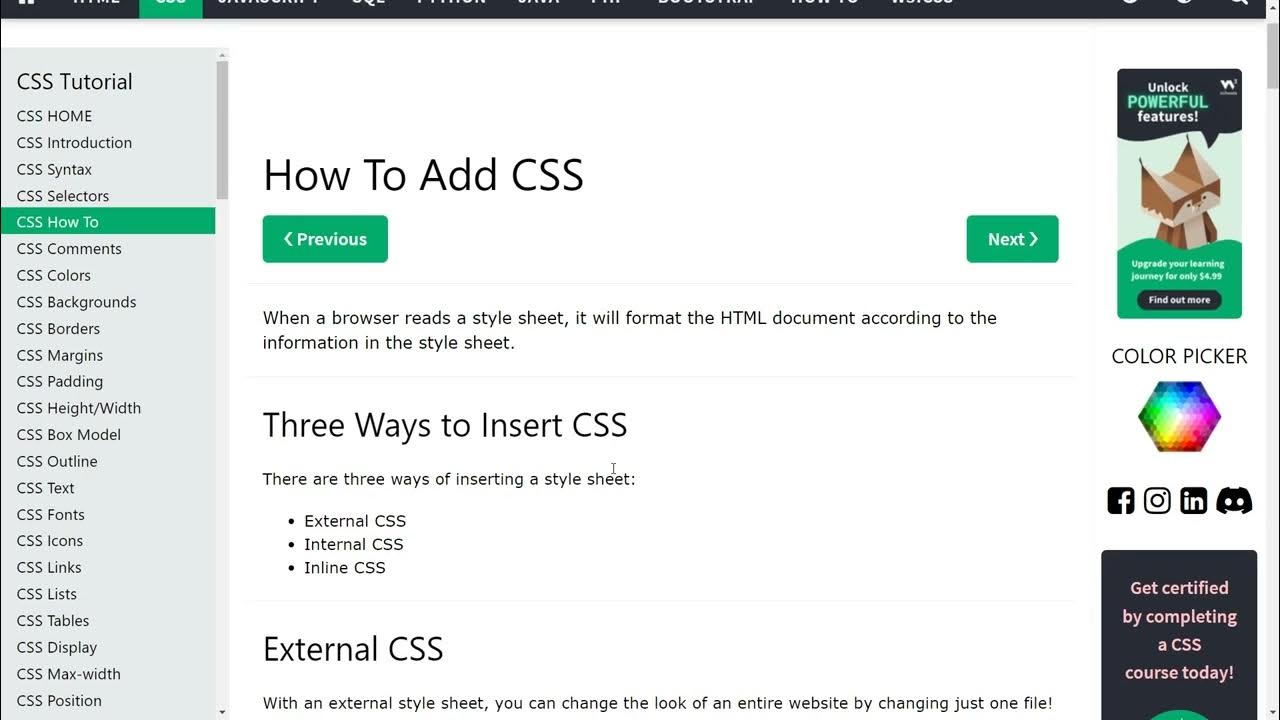 6 - CSS Class 1 | Introduction to CSS | CSS colors | background | Muhammad Umair Ahmad - YouTube
