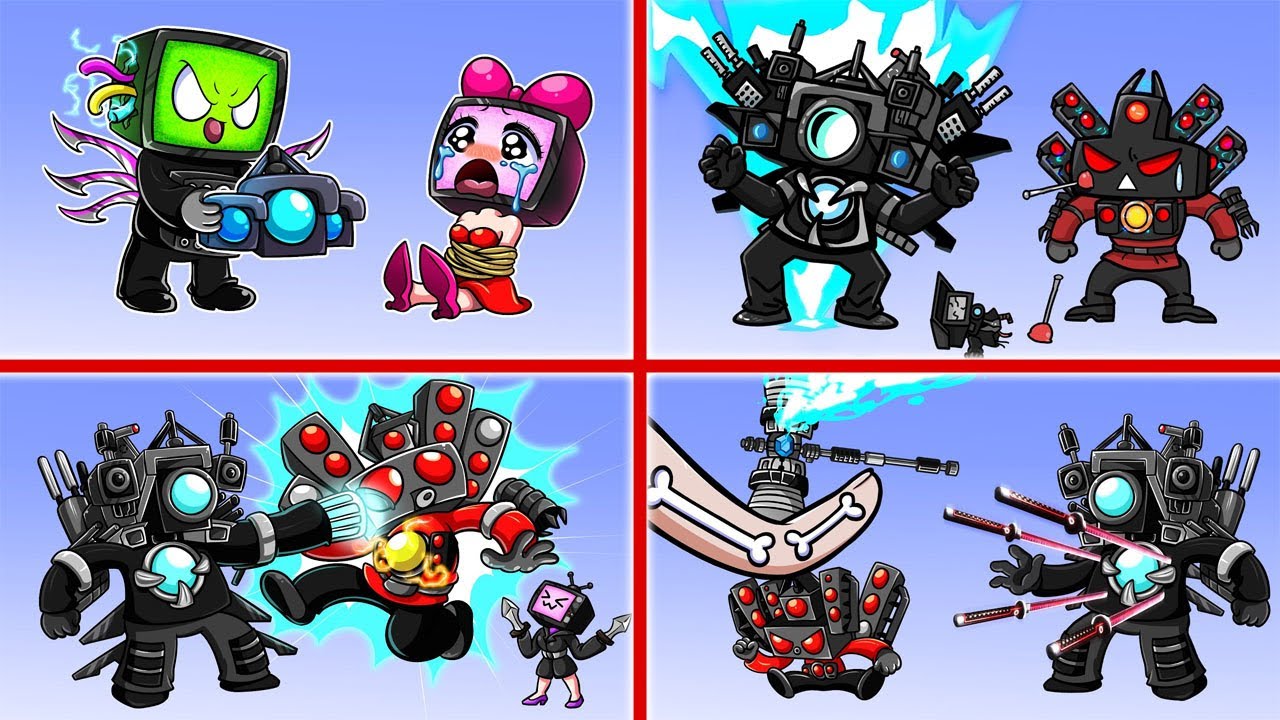 The Best Skibidi Toilet Animations On YouTube - Anime Chibi Skibidi ...