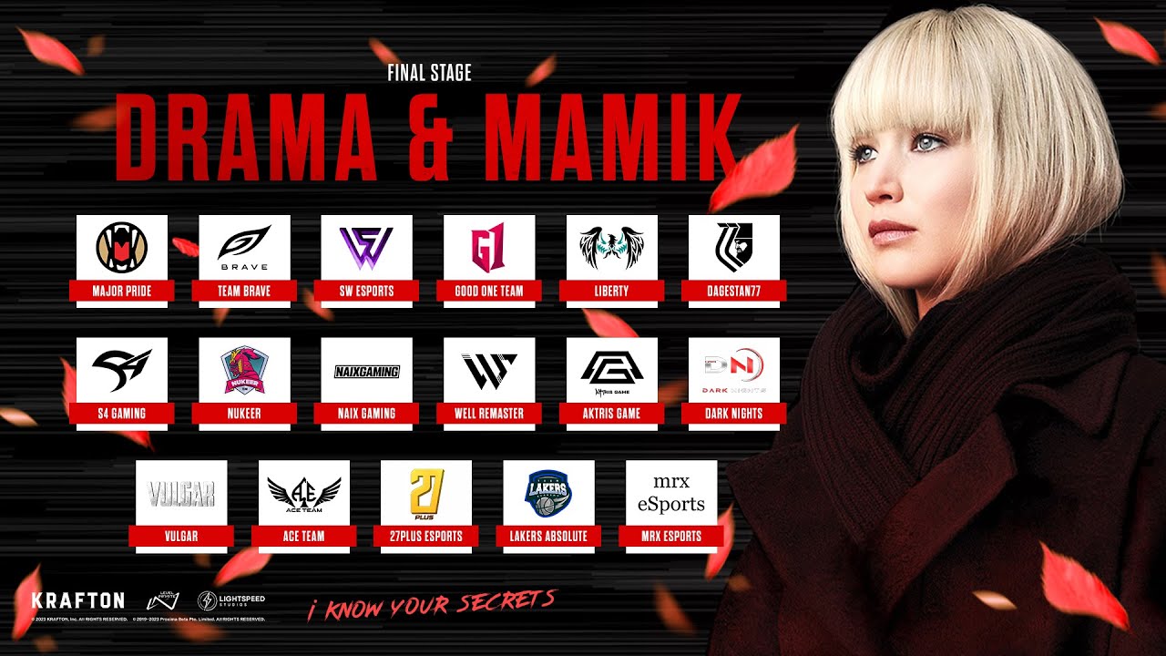 PUBG MOBILE - DRAMA & MAMIK TOURNAMENT S7 - YouTube