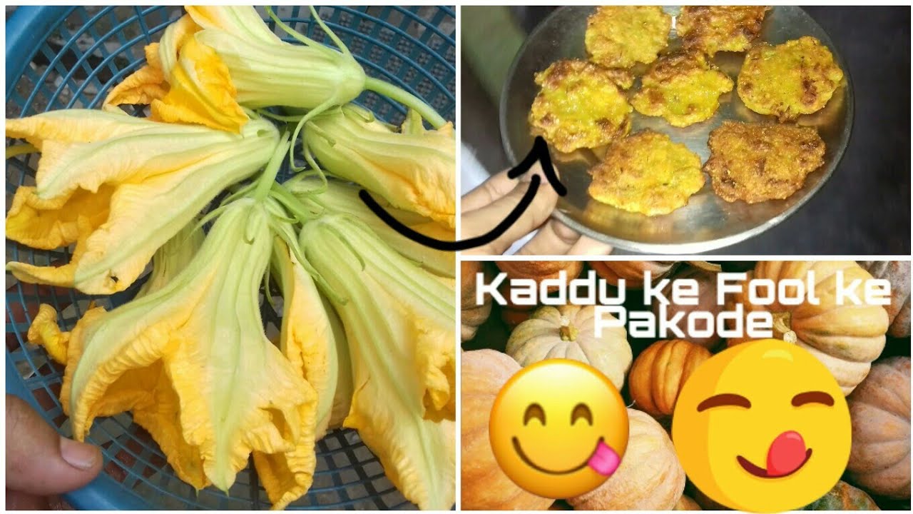Kaddu ke Flower ki Pakode | Pumpkin Flowers Pakode - YouTube