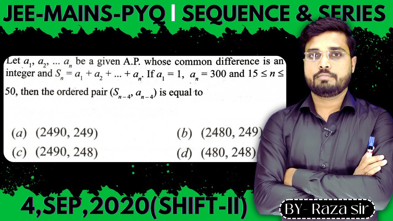 JEE Mains 2020 PYQ [5,SEP,2020(Shift-II)] | JEE PYQ Solutions ...