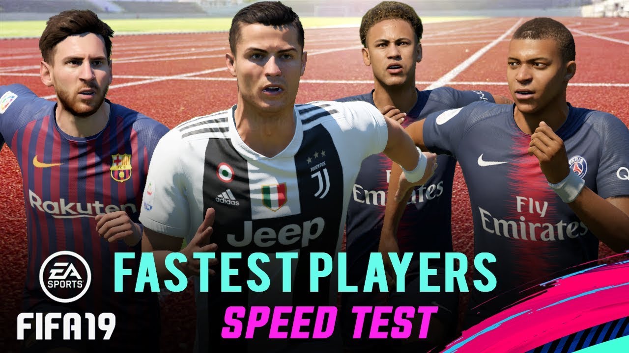 FIFA 19 | PACE/SPEED TEST ft. Ronaldo, Messi, Neymar, Mbappe - 1080HD ...