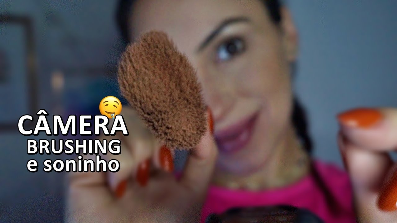 ASMR: CÂMERA BRUSHING e uma CONVERSA PARA ACALMAR sua MENTE E TE FAZER ...