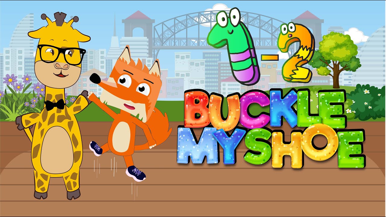 1, 2, Buckle My Shoe - Classic Nursery Rhyme for Kids | Unitoony - YouTube