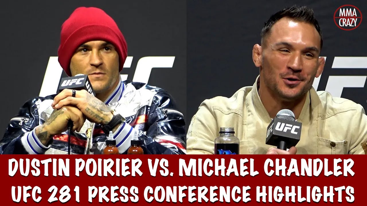 UFC 281: Dustin Poirier & Michael Chandler Pre Fight Press conference ...