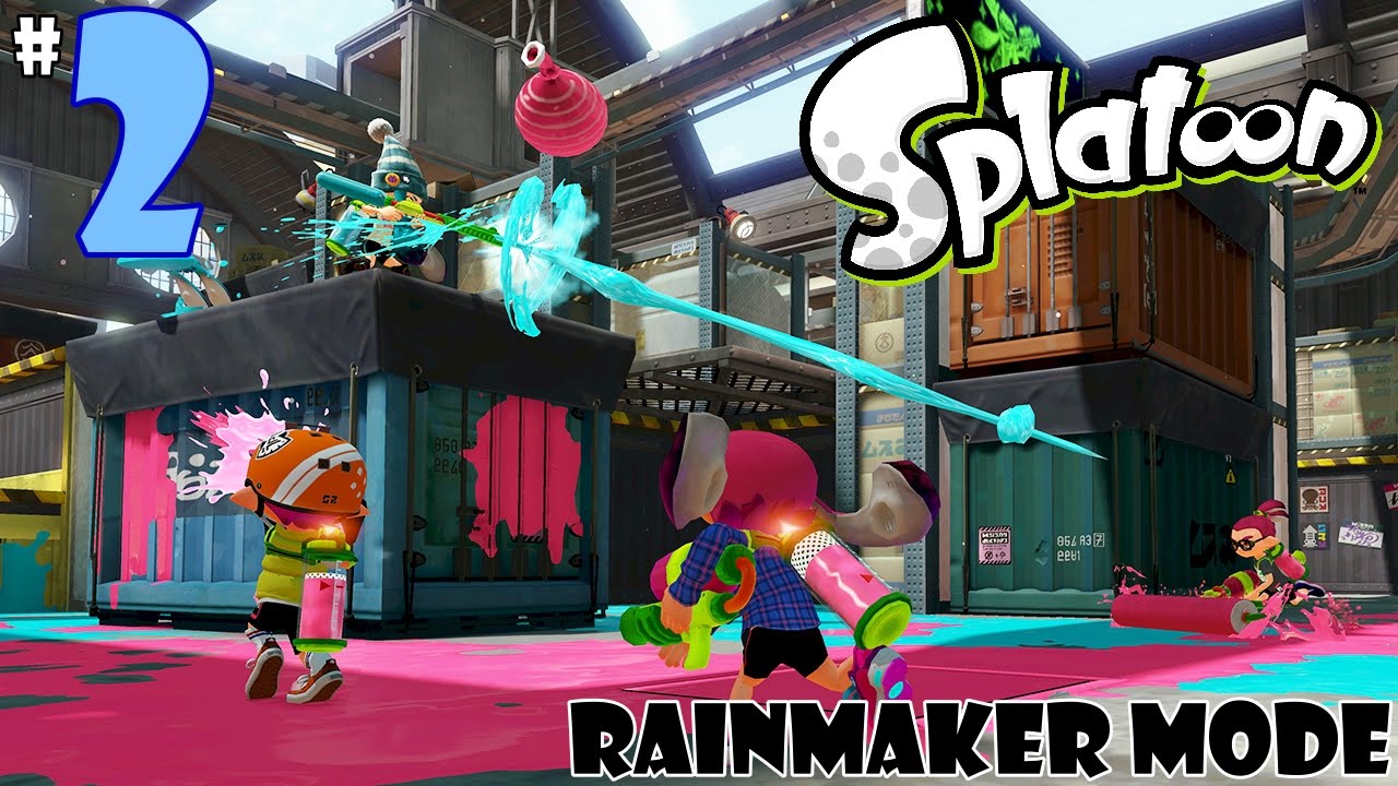 Splatoon - Rainmaker Mode(Ranked Battle) - Gameplay #2(Bluefin Depot/Walleye Warehouse) - YouTube