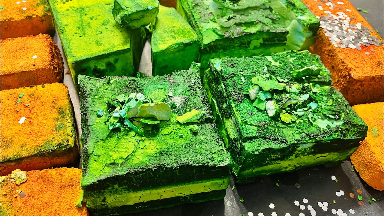 Blocks Soaked in Citric Acid + Reforms #asmr #sleep #relaxing # ...