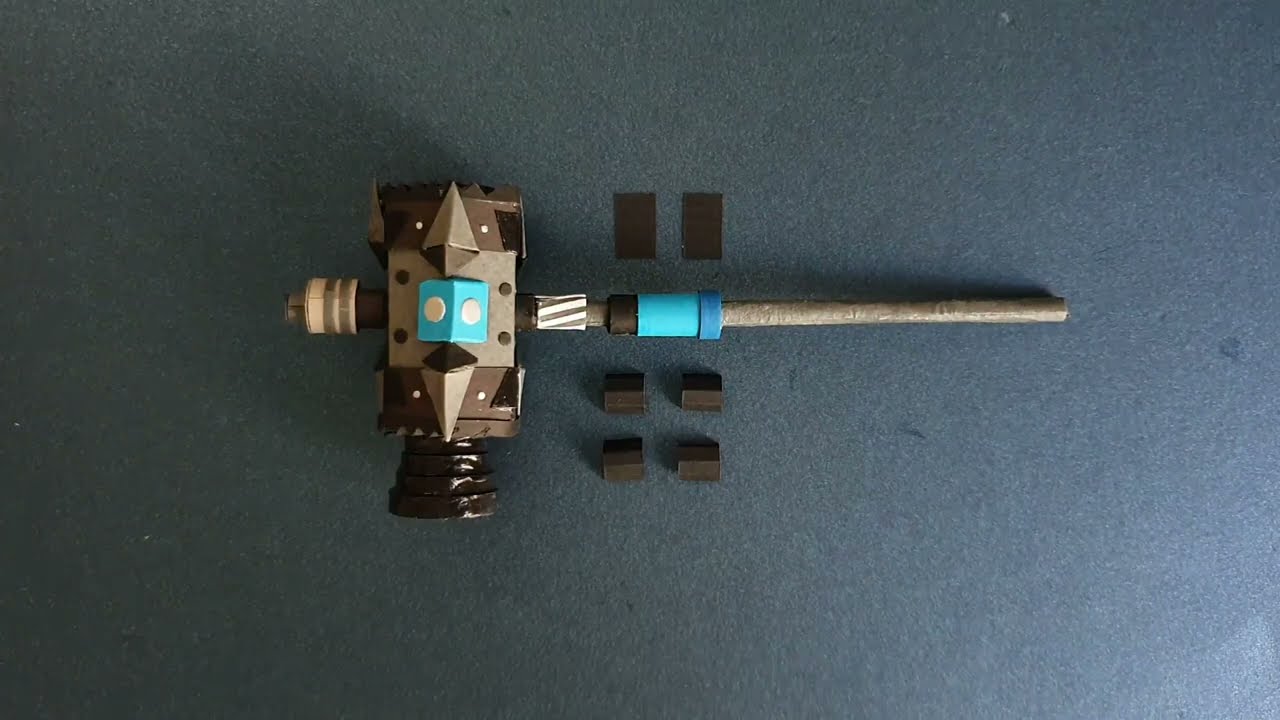 Creating a Hammer for Titan Camera Man With Paper. 타이탄 카메라맨 해머 만들기 ...