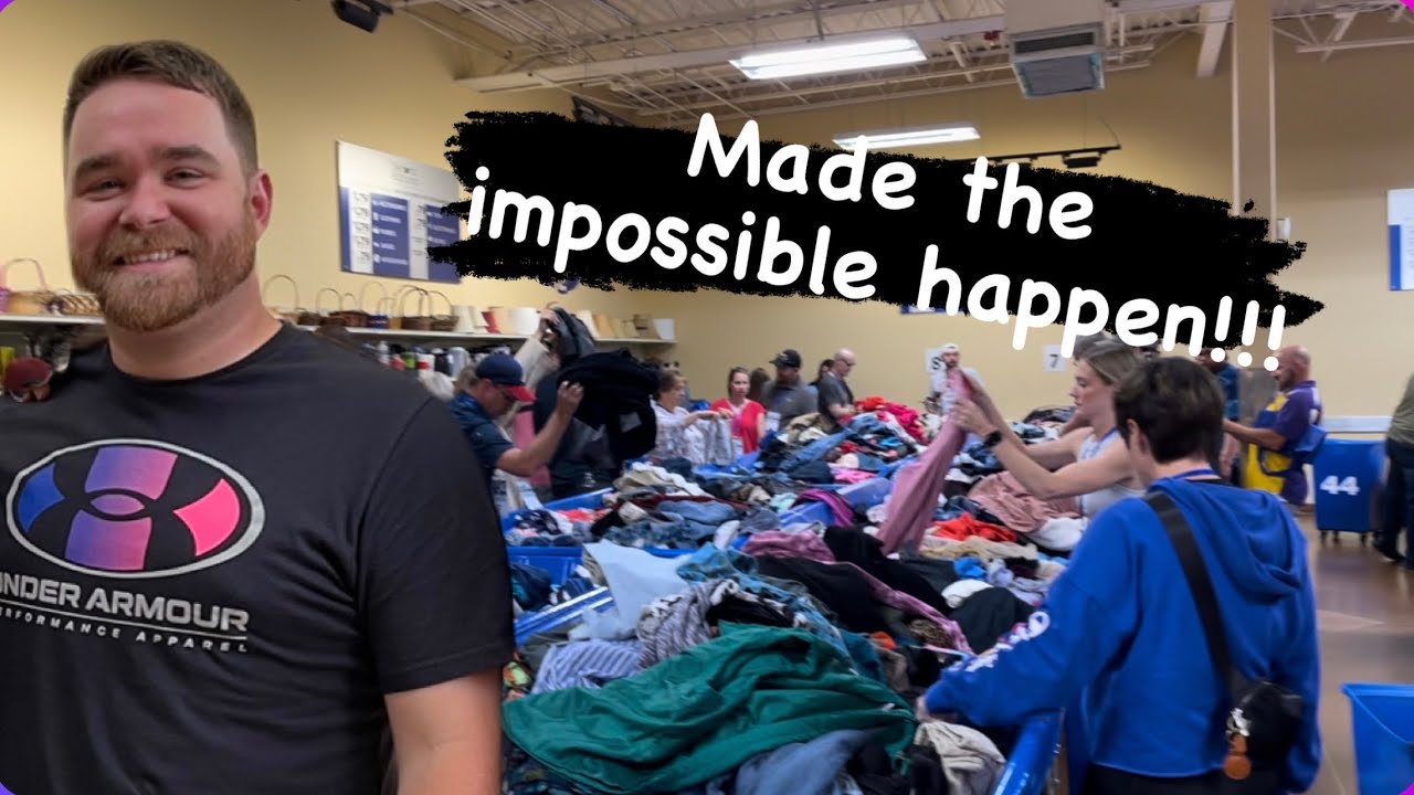 Hairy Tornado Closed the Goodwill Outlet Bins For Us - YouTube