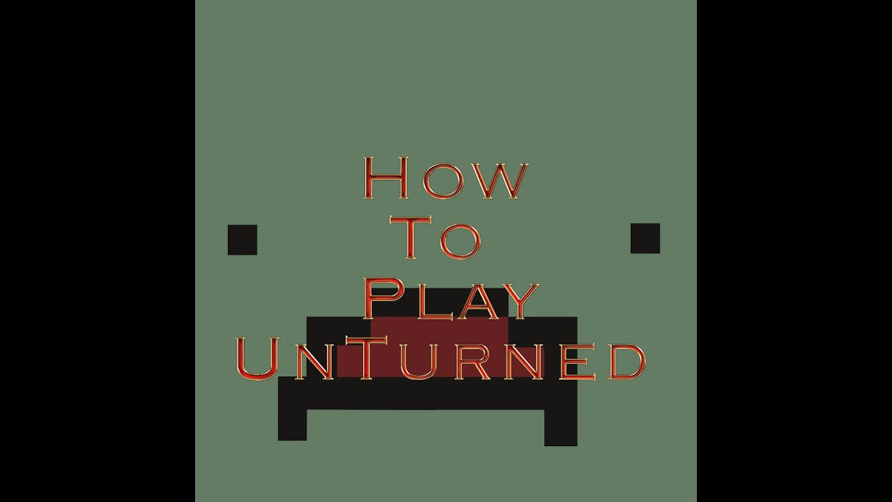 How To Play UnTurned: UI/Character controls - YouTube