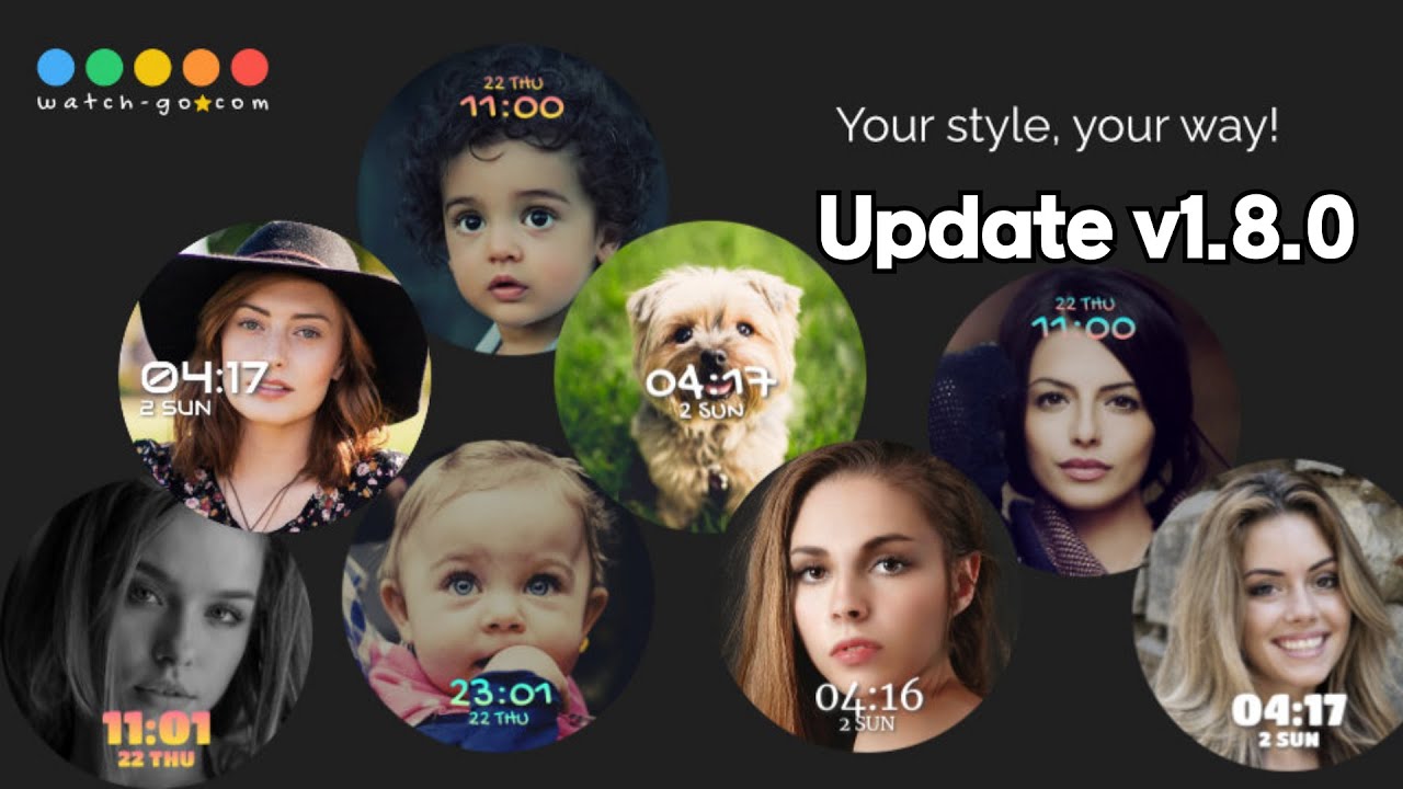 Watchfaces with your own photos: My Photo Watch Face v1.8.0 - YouTube