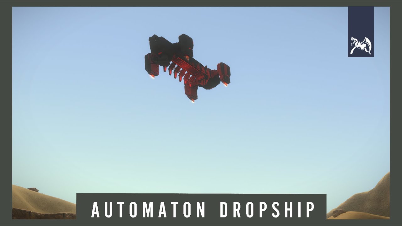 Ravenfield Introducing the AUTOMATON dropship from HD2 - YouTube