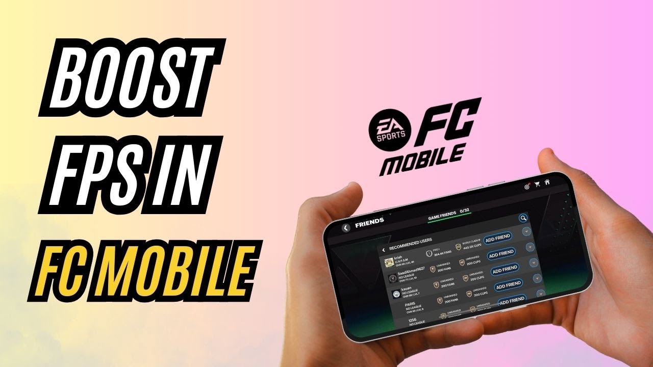 How To Boost FPS in FC Mobile - FC Mobile Lag Fix - YouTube