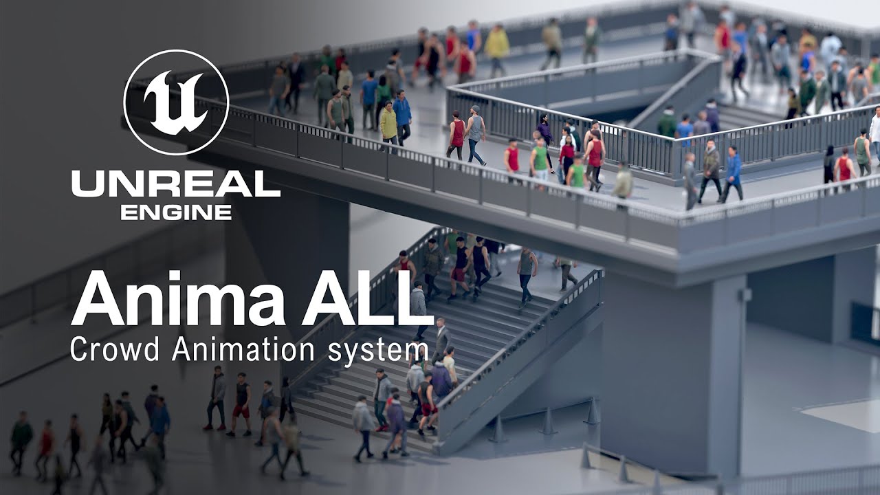 Unreal Engine 5 | Anima All crowd simulation - YouTube