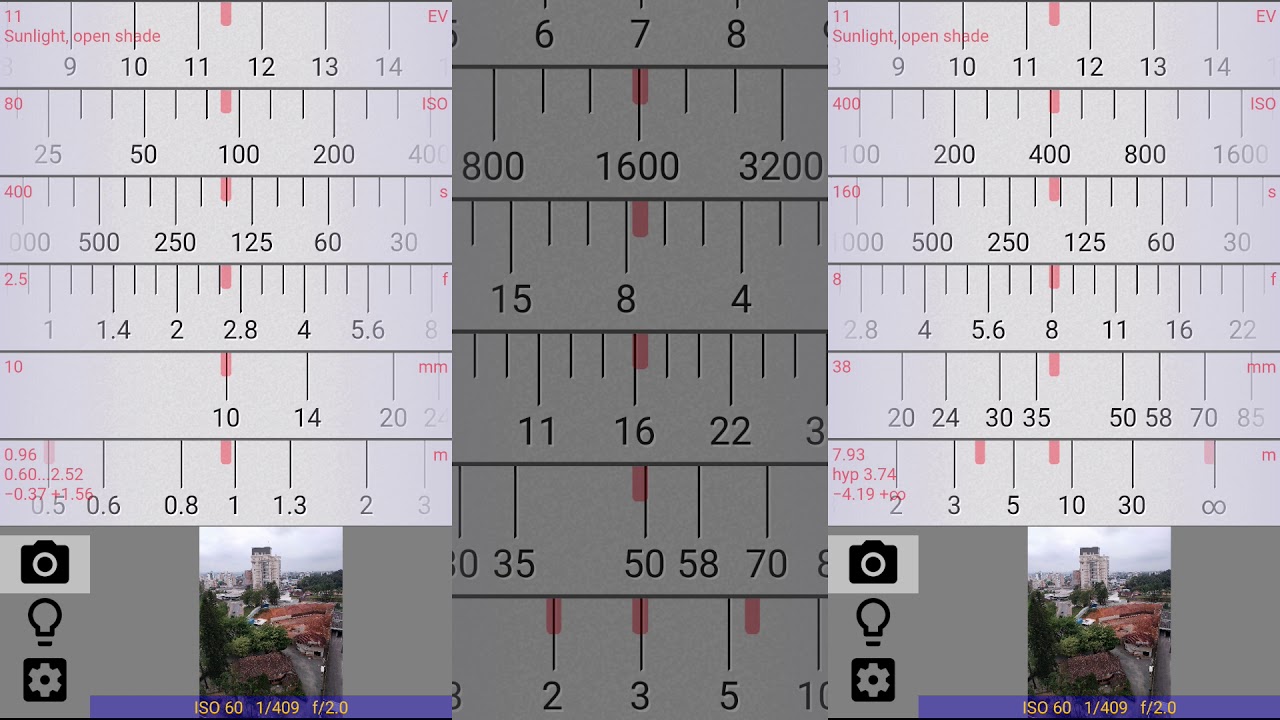 Photo Friend - exposure calculator & light meter - YouTube