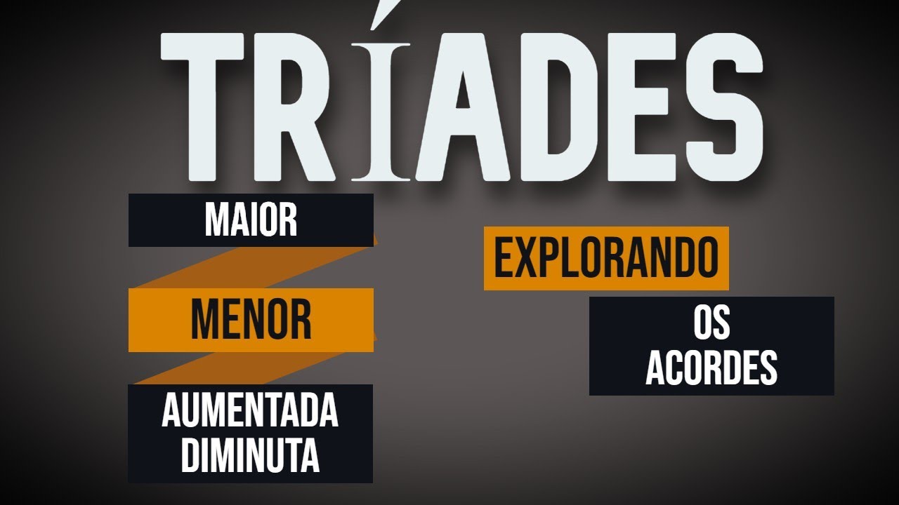 TRÍADES 4 modalidades. (conceito e prática) acordes #triade #musica # ...