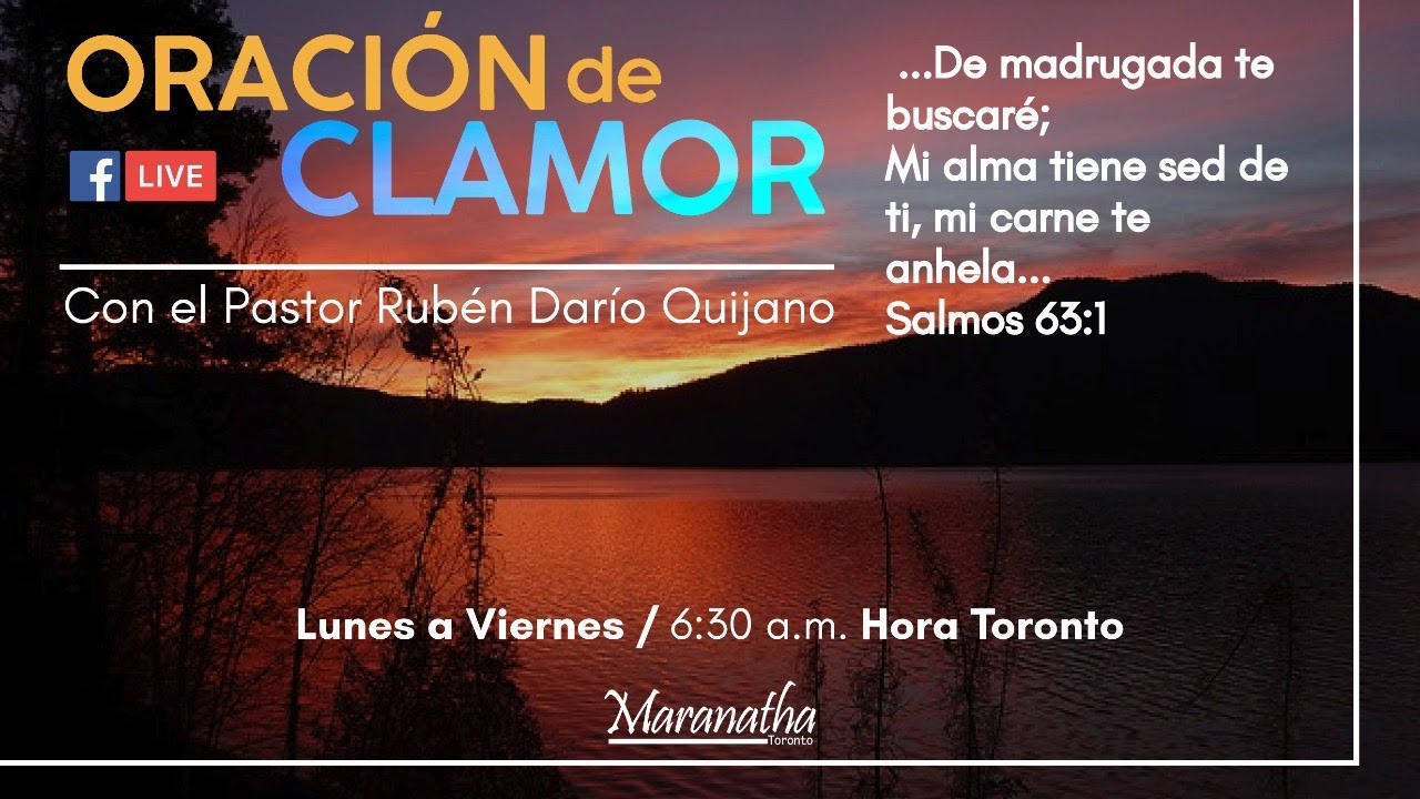 ORACIÓN DE CLAMOR - "Auméntanos la fe" - YouTube