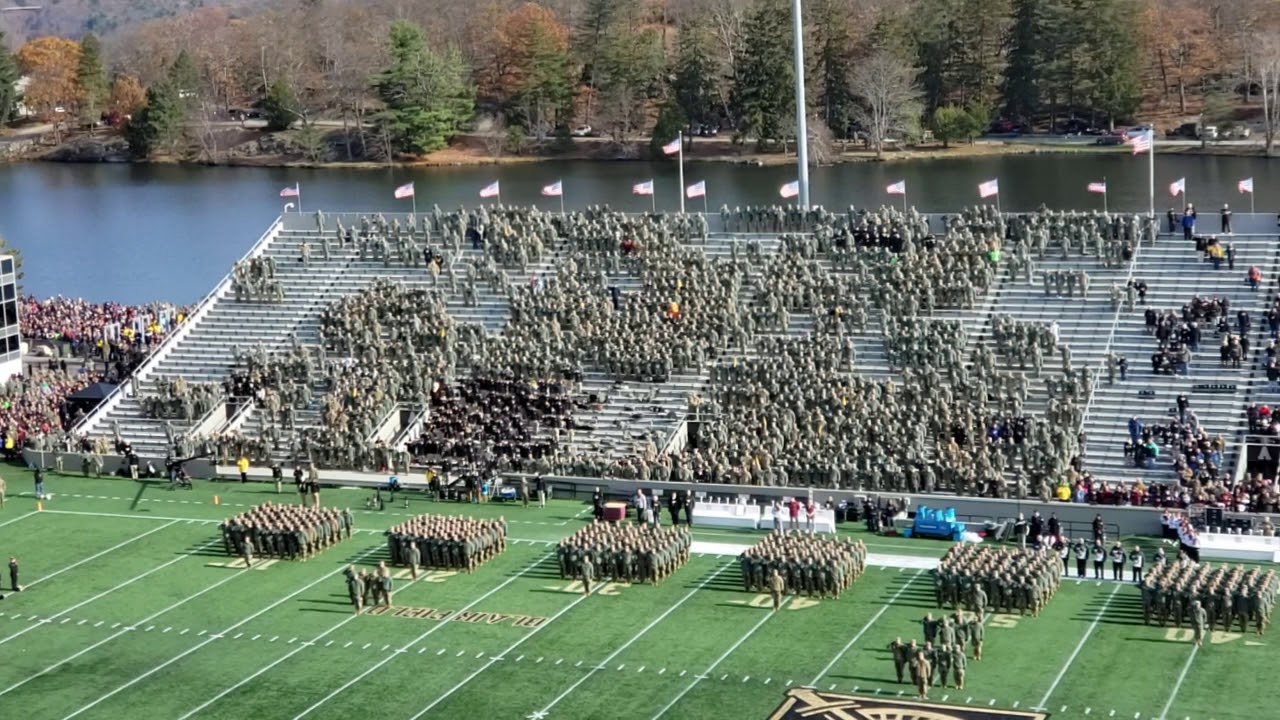 Army Gameday! West Point Band, Cadet March On, National Anthem, Rocket ...