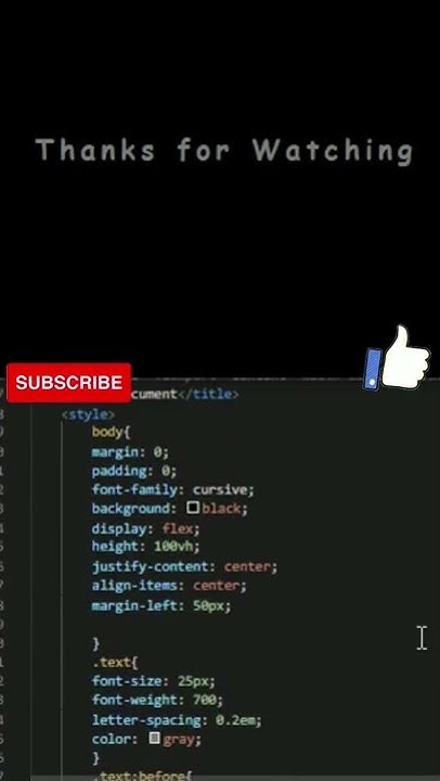 How to make on hover text effect animation | html | css only - YouTube