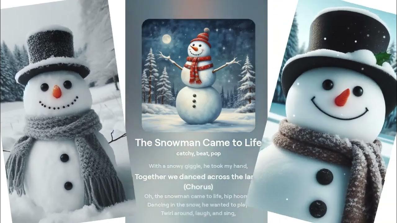 The Snowman Came To Life - YouTube