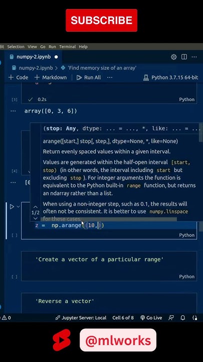 Python Tips | Numpy Simple Operations | Vectors #shorts - YouTube